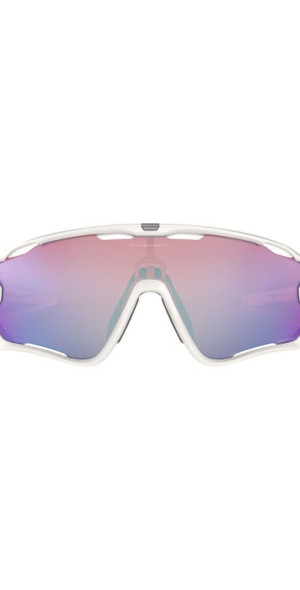 Oakley - 31mm Rectangular Wrap Sunglasses in White
