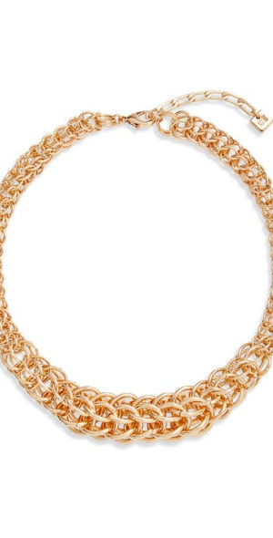 Open Edit - Interlocking Chain Necklace in Gold