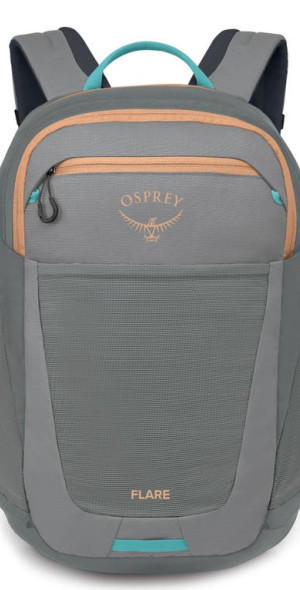 Osprey - Flare 27-Liter Backpack in Medium Grey/Coal Grey