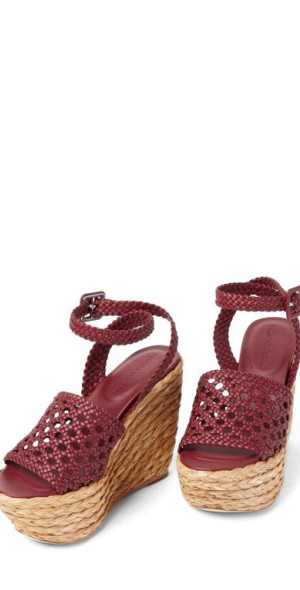 Paloma Barcelo - Paige Platform Wedge Sandal in Ruby at Nordstrom