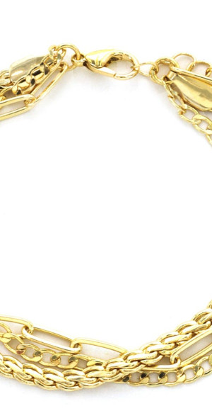 Panacea - Triple Layer Chain Bracelet in Gold at Nordstrom