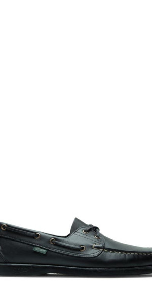 PARABOOT - Barth Boat Shoe in Lisse Noir