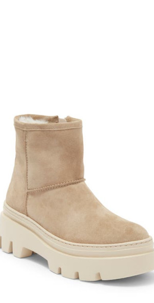 Paul Green - Shelly Faux Fur Lined Boot in Grain Soft Suede