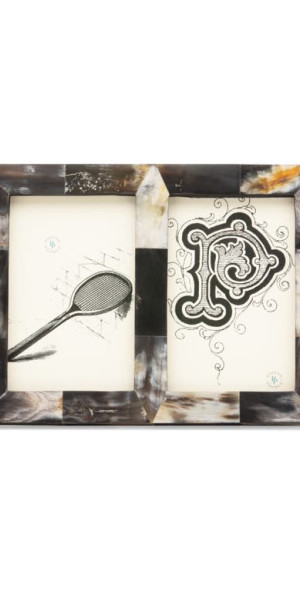 PIGEON AND POODLE - Essen Dark Double Picture Frame