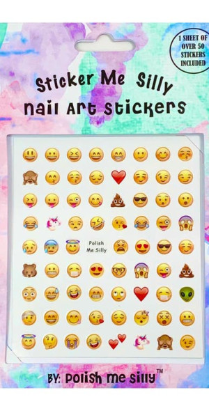 POLISH ME SILLY - Emoji Nail Art Stickers
