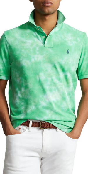 Polo Ralph Lauren - Mesh Polo in Stem Tie Dye at Nordstrom