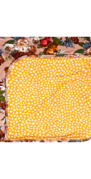 Posh Peanut - Phoebe Reversible Patoo Blanket in Open Pink at Nordstrom