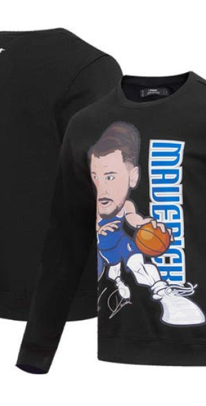 Post - Men's Pro Standard Luka Dončić Black Dallas Mavericks Avatar ...