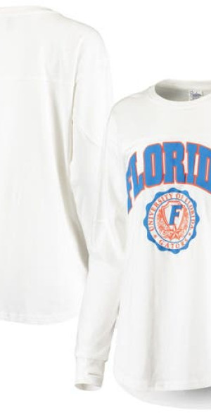 PRESSBOX - Women's Pressbox White Florida Gators Gator Head Edith Long ...