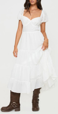 Princess Polly - Shellie Strapless Cutout Satin Minidress in Blue at ...