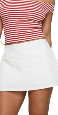 Princess Polly - Shellie Strapless Cutout Satin Minidress in Blue at ...