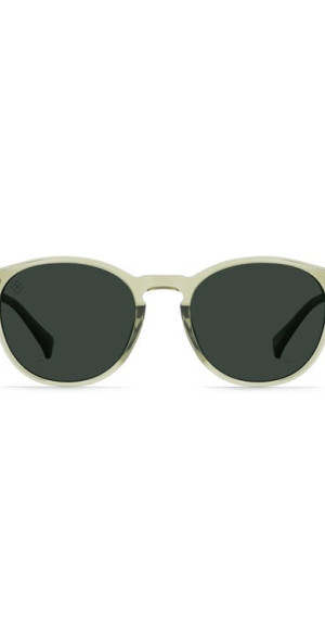 RAEN - Basq 50mm Polarized Round Sunglasses in Cambria/Green Polar at ...