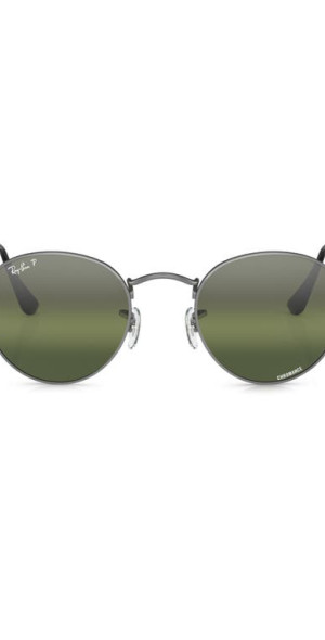 Ray-Ban - 50mm Round Polarized Sunglasses in Gunmetal