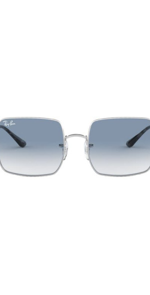 Ray-Ban - 54mm Gradient Square Sunglasses in Silver/Blue Gradient