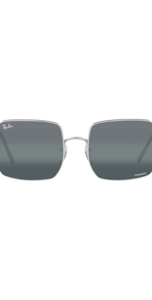 Ray-Ban - 54mm Polarized Square Sunglasses in Silver