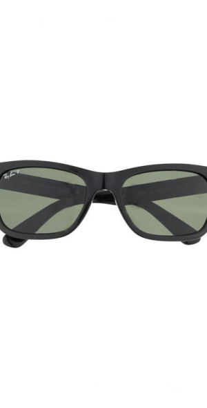 Ray-Ban - Mr. Burbank 58mm Polarized Rectangular Sunglasses in Black
