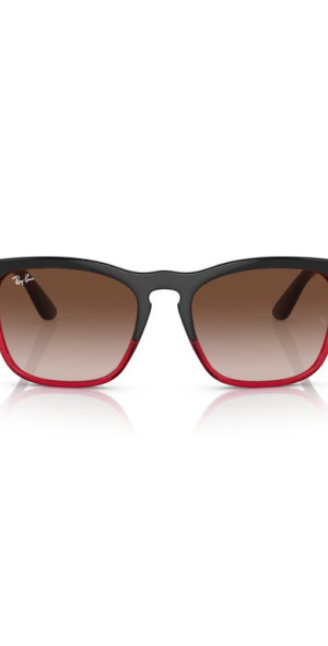Ray-Ban - Steve 54mm Square Sunglasses in Grey /Transparent Red