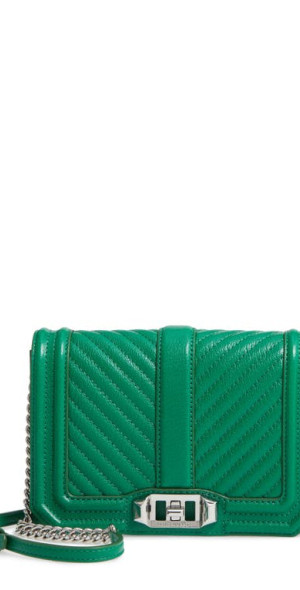 Rebecca Minkoff - Small Love Leather Crossbody Bag in Jungle at Nordstrom
