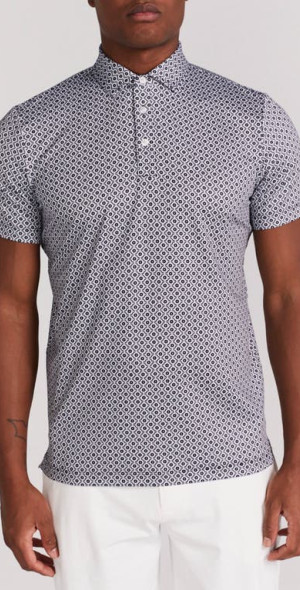 Redvanly - Harrow Performance Golf Polo in Black at Nordstrom