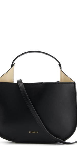 Ree Projects - Mini Helene Leather Hobo Bag in Black at Nordstrom