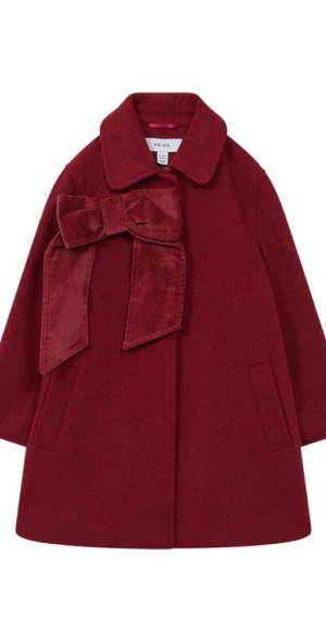 Reiss - Kids' Valerie Coat in Red