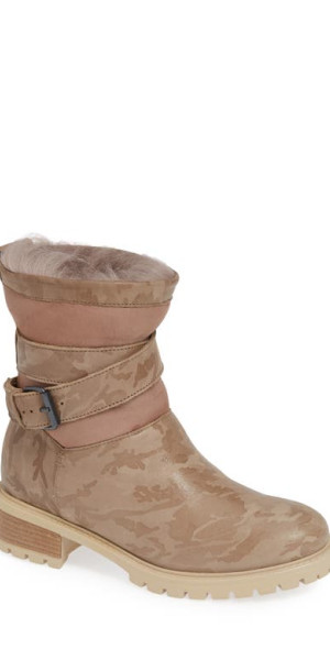 Ross & Snow - Emilina Genuine Shearling Lined Weatherproof Bootie in ...