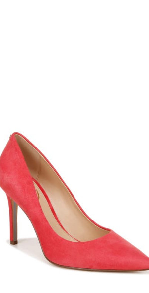Sam Edelman - Hazel Pointed Toe Pump in Guava Pink