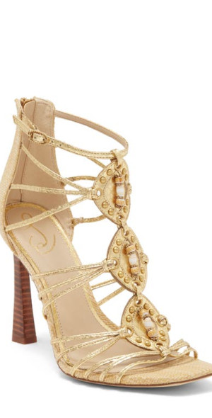 Sam Edelman - Laura Stiletto Sandal in Gold