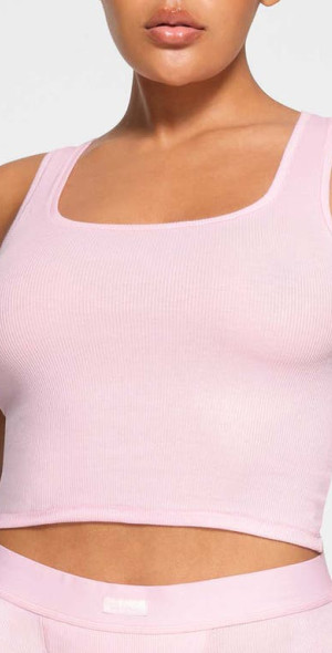 SKIMS - Assorted 3-Pack Cotton Rib Tanks in Hot Pink Multi at Nordstrom