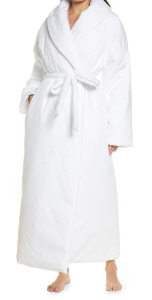 SKIMS - Cotton Duvet Robe in Marble at Nordstrom