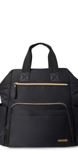 Skip Hop - Mainframe Wide Open Diaper Backpack in Black