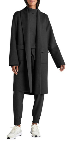 Splendid - x Cella Jane Icon Shawl Collar Coat in Black