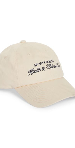 Sporty & Rich - Health & Wellness Club Baseball Cap in Cream at Nordstrom