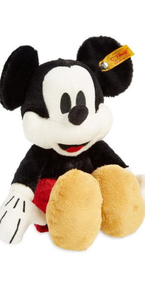 Steiff - x Disney Mickey Mouse Stuffed Animal in Black Multi at Nordstrom