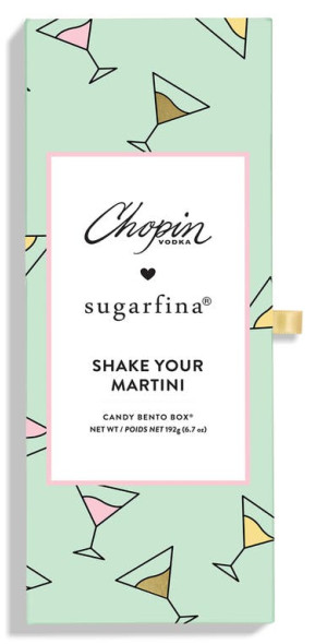 sugarfina - Shake Your Martini 3-Piece Candy Bento Box in Green at ...