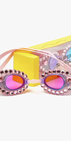 Super Smalls - Kids' Pink Splash Swim Goggles