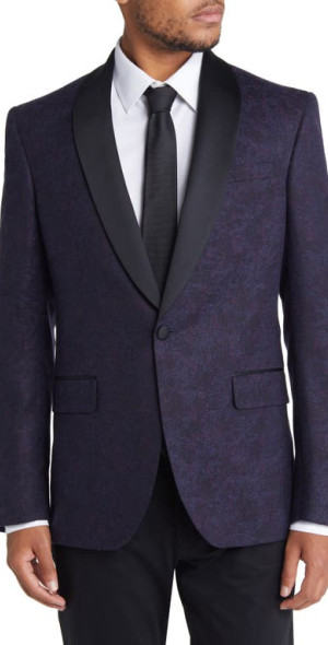 Ted Baker London - Josh Slim Fit Shawl Collar Stretch Wool Dinner ...