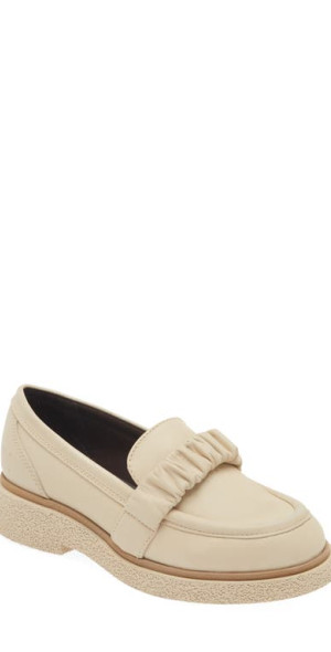 The FLEXX - Freya Ruched Platform Loafer in Beige at Nordstrom