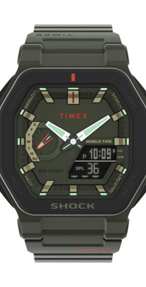 Timex® - Timex Command Encounter Ana-Digi Resin Strap Watch, 45mm in ...