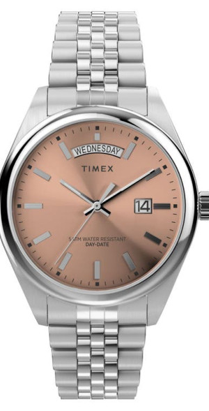 Timex® - Timex Legacy Bracelet Watch, 41mm in Stainless Steel