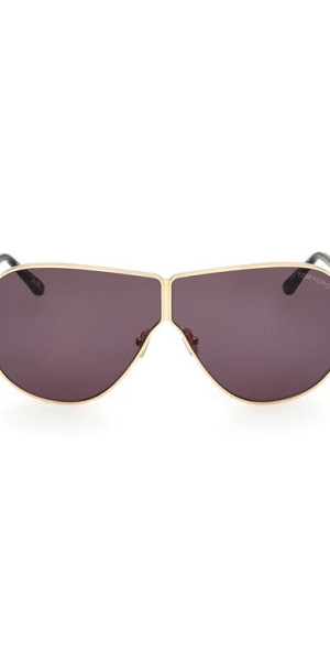 TOM FORD - Keating 71mm Oversize Pilot Sunglasses in Shiny Deep Gold ...