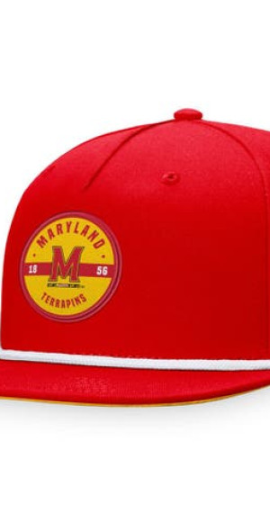 TOP OF THE WORLD - Men's Top of the World Red Maryland Terrapins Bank Hat