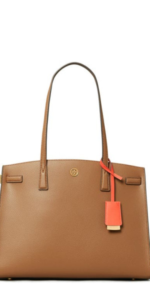 Tory Burch - Walker Leather Satchel in Moose at Nordstrom