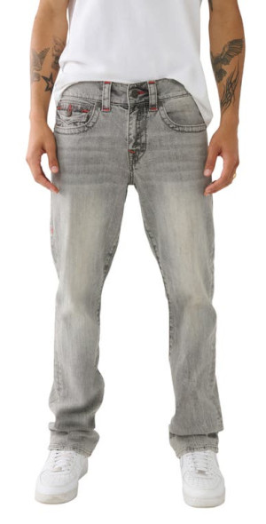 True Religion Brand Jeans - Ricky Big T Flap Straight Leg Jeans in ...