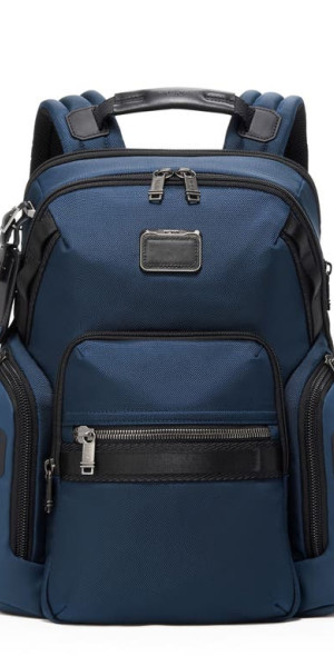 Tumi - Alpha Bravo Navigation Backpack in Navy
