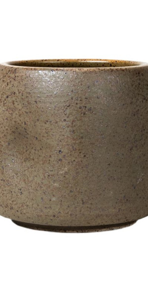 Utility Objects - Dimple Stoneware Cup in Olive