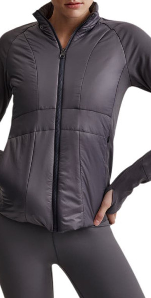 Varley - Brittany Quilted Jacket in Blackened Pearl at Nordstrom