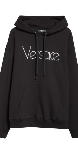Versace - 1978 Re-Edition Logo Hoodie in Black at Nordstrom