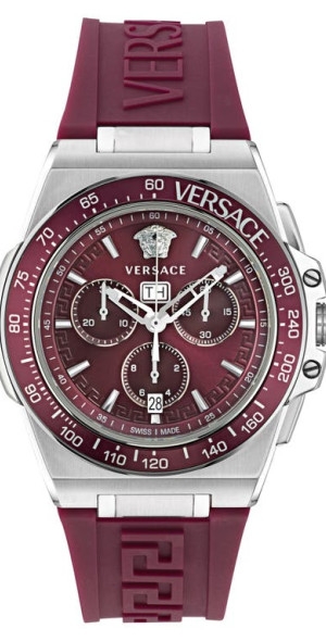 Versace - Greca Extreme Silicone Strap Chronograph Watch, 45mm in ...