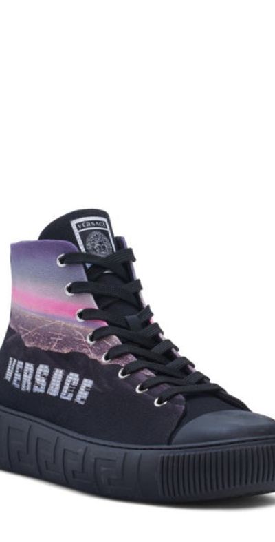 versace high tops black